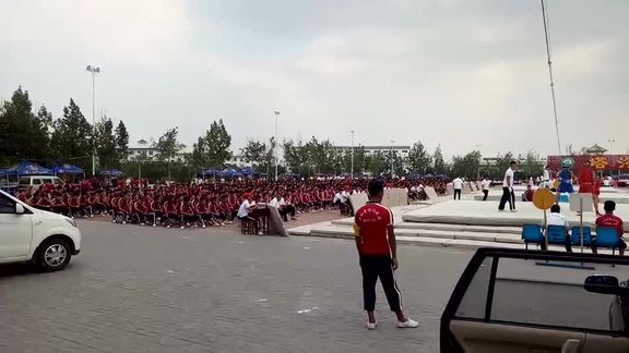 塔沟武校第53届夏季运动会今天第二场比赛