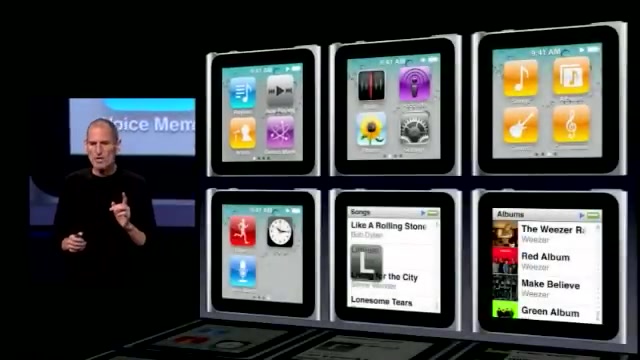 Apple Watch的雏形——乔布斯在苹果2010秋季发布会介绍iPod nano 6