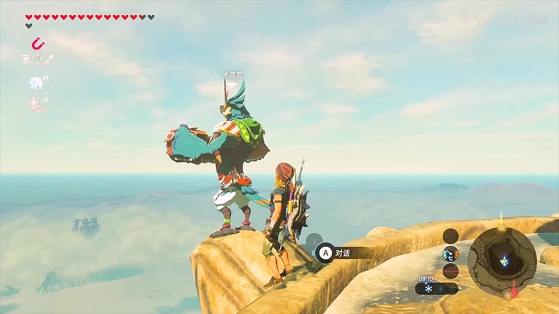 他就这样一直拉着琴 | 塞尔达传说 | 神庙挑战-去影子指示的地方 |