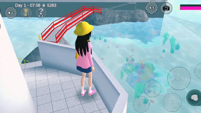 樱花校园模拟器:今天带人们去看神秘小岛喽!