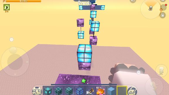 迷你世界:重新调回了重力,发现跑酷好难…