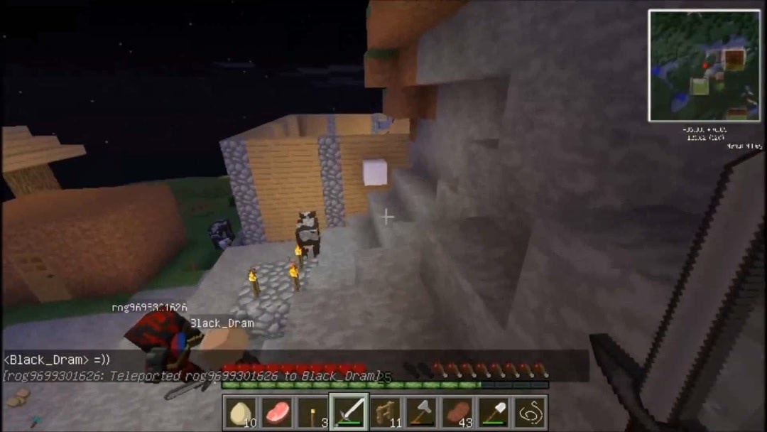 我的世界:房子里超多人