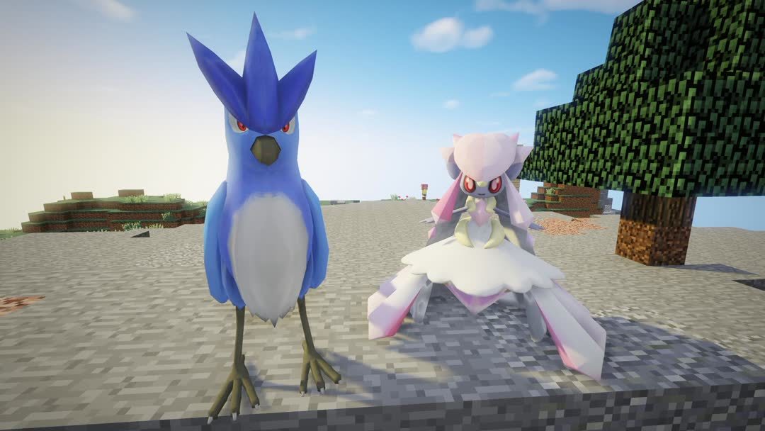 皮卡解说我的世界神奇宝贝日月第三十八集:蒂安希与急冻鸟