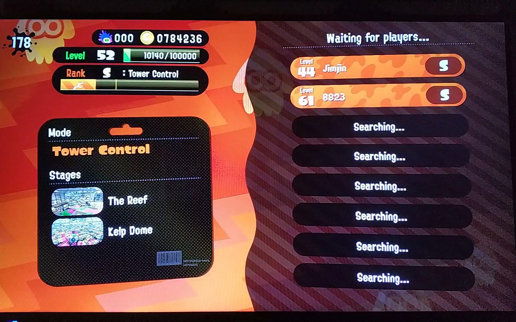 【Splatoon2】随便打几把抢塔