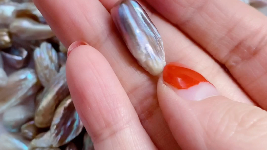 初见轻珠宝饰品 全网独有哦 新货天然巴洛克异形珍珠 天使羽毛翅膀...