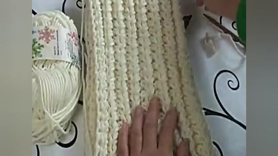 织围巾分解教学 围巾螺纹针的织法
