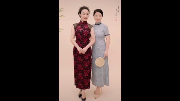 妈妈装旗袍分享|谷裔明星御用高定系列69