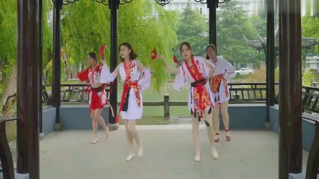 青花瓷扇子舞分解教学,最简单扇子舞简单易学,唯美中国风舞蹈