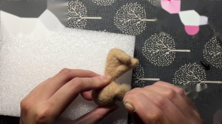 俪想家手工金毛(拉布拉多)羊毛毡视频教程 下