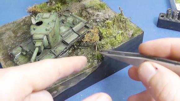 二战迷你场景模型,手工制作过程,细节做的太精致了!