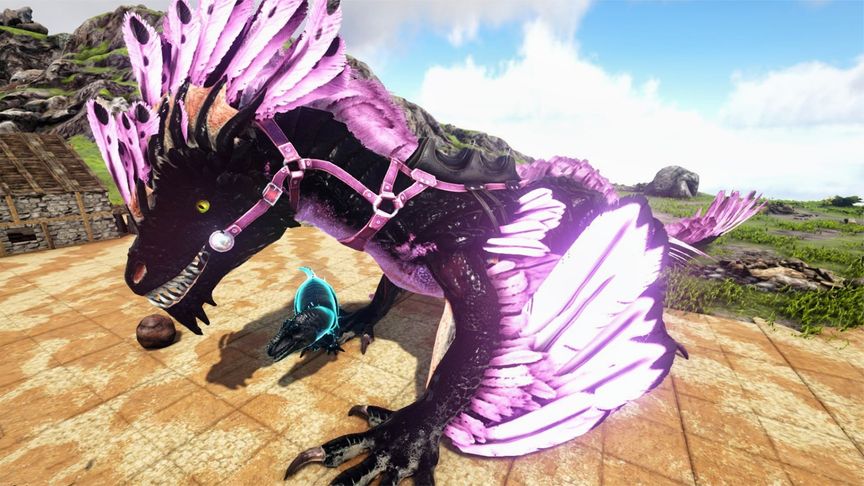 方舟生存进化:憨憨部落 54 最惨炎龙一期都没活到