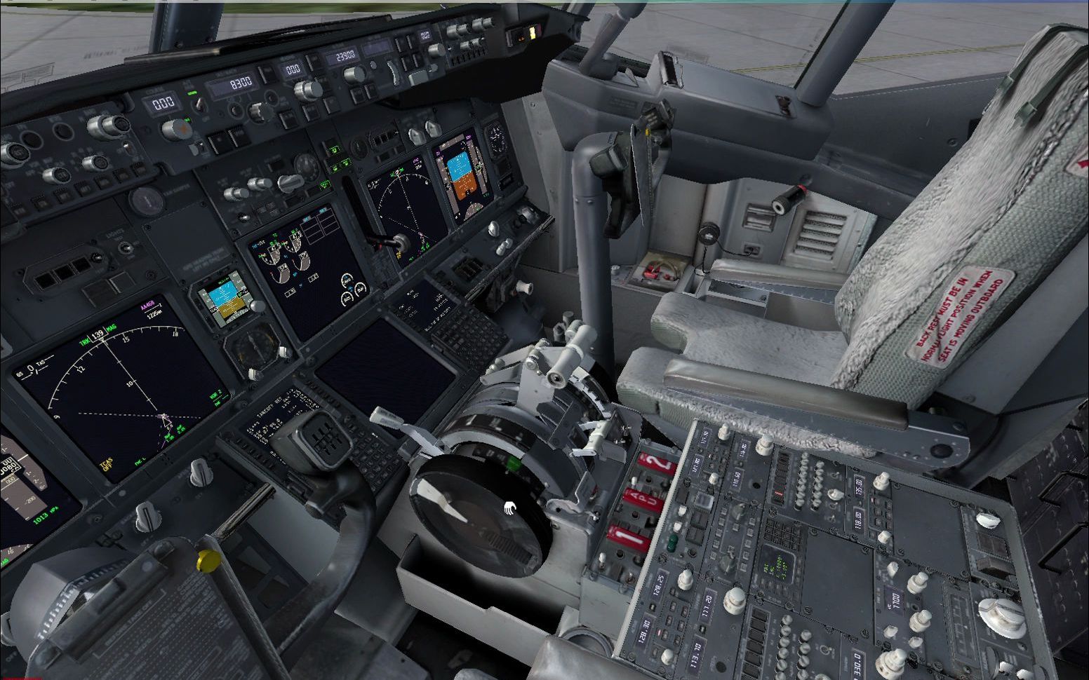 FSX模拟飞行PMDG738海口-北京 2022.3.6