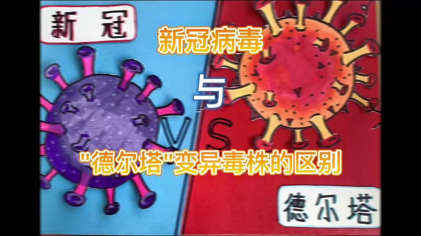 今天科普一下新冠病毒与德尔塔病毒的区别#新冠病毒 #防疫必胜