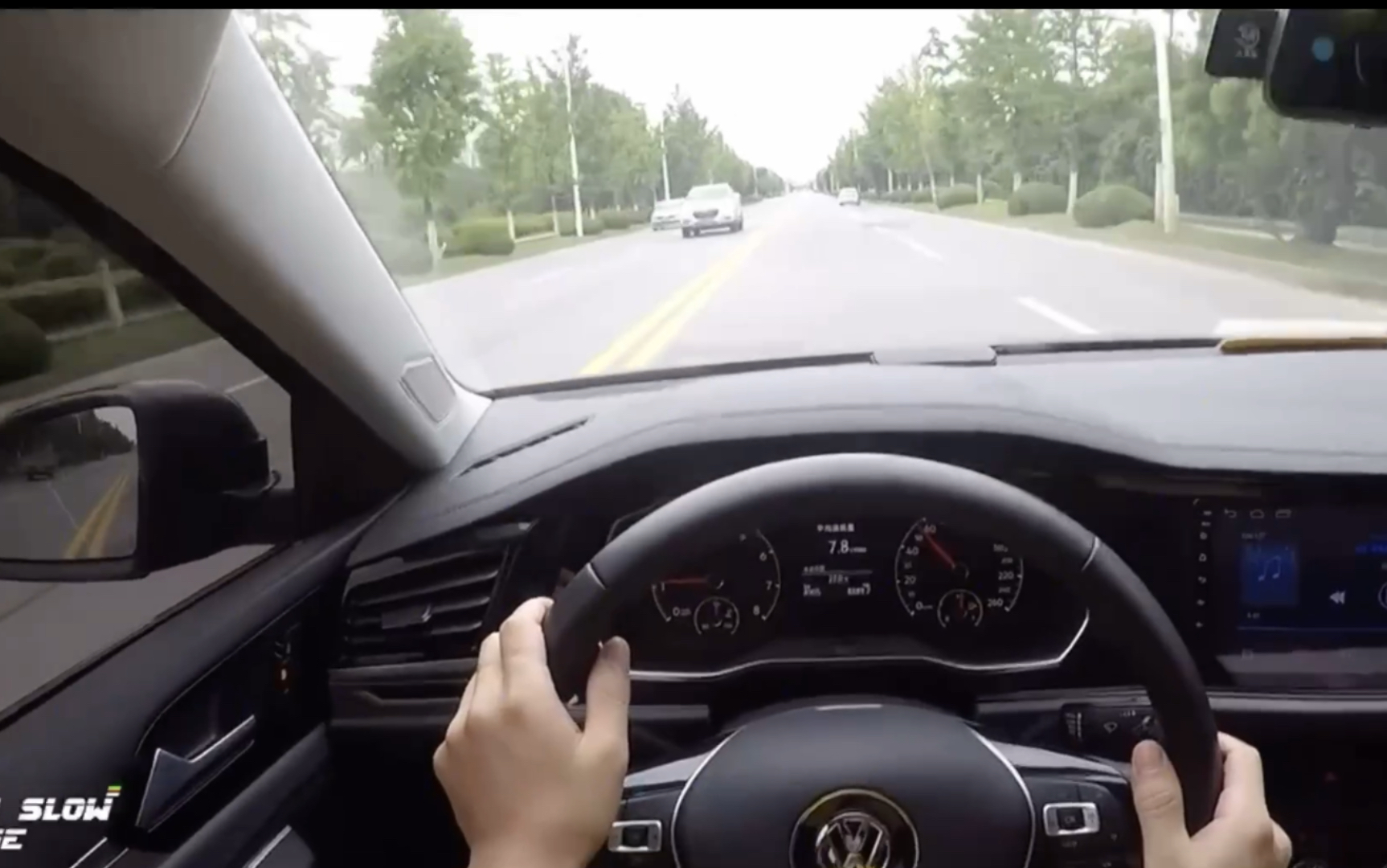 大众速腾1.4T 市区第一视角 试驾