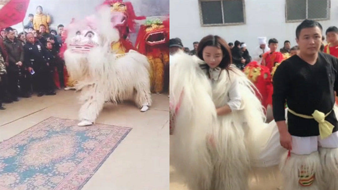 山东菏泽最美舞狮姐:努力挣钱补贴留守儿童
