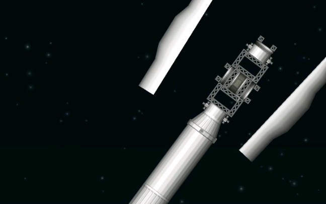 【空间站系列】《航天模拟器》空间站核心顺利建立轨道。