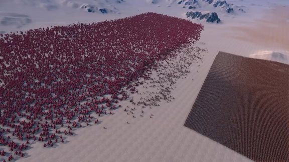 「史诗战争模拟器」25000个撒旦VS. 45000耶稣,结果会怎么?