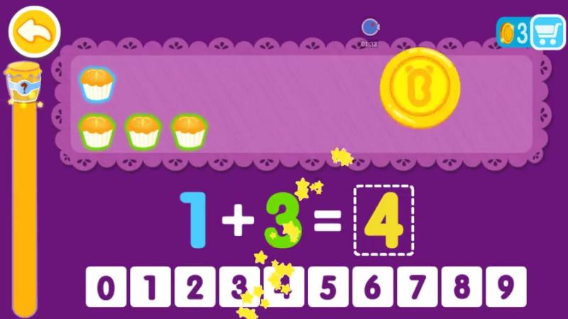宝宝巴士 学习加减法小游戏