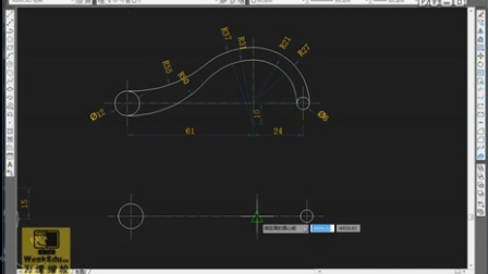 cad基础教程 cad2012入门视频 cad快捷键 cad2012制图教程 cad圆、...