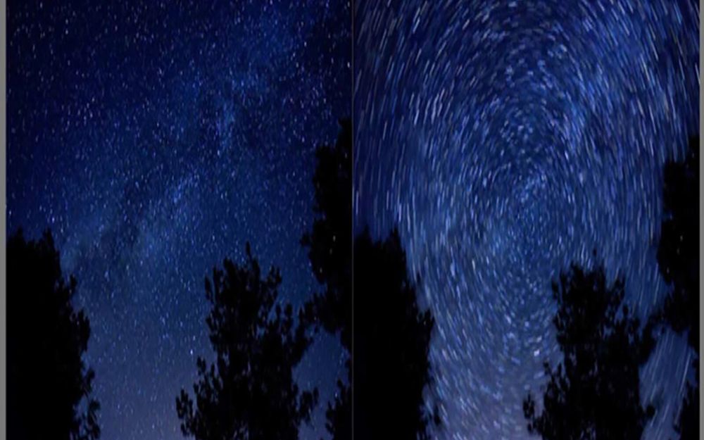 PS制作星轨效果