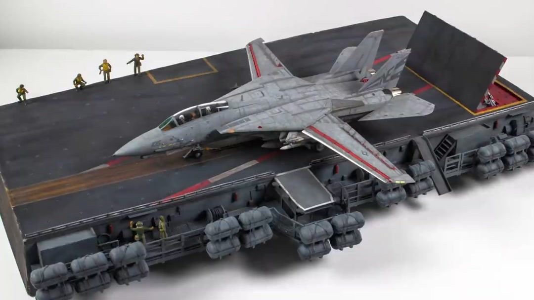 3D打印模型中的航空母舰第4 弹射器部分原视频来自Scale-a-ton