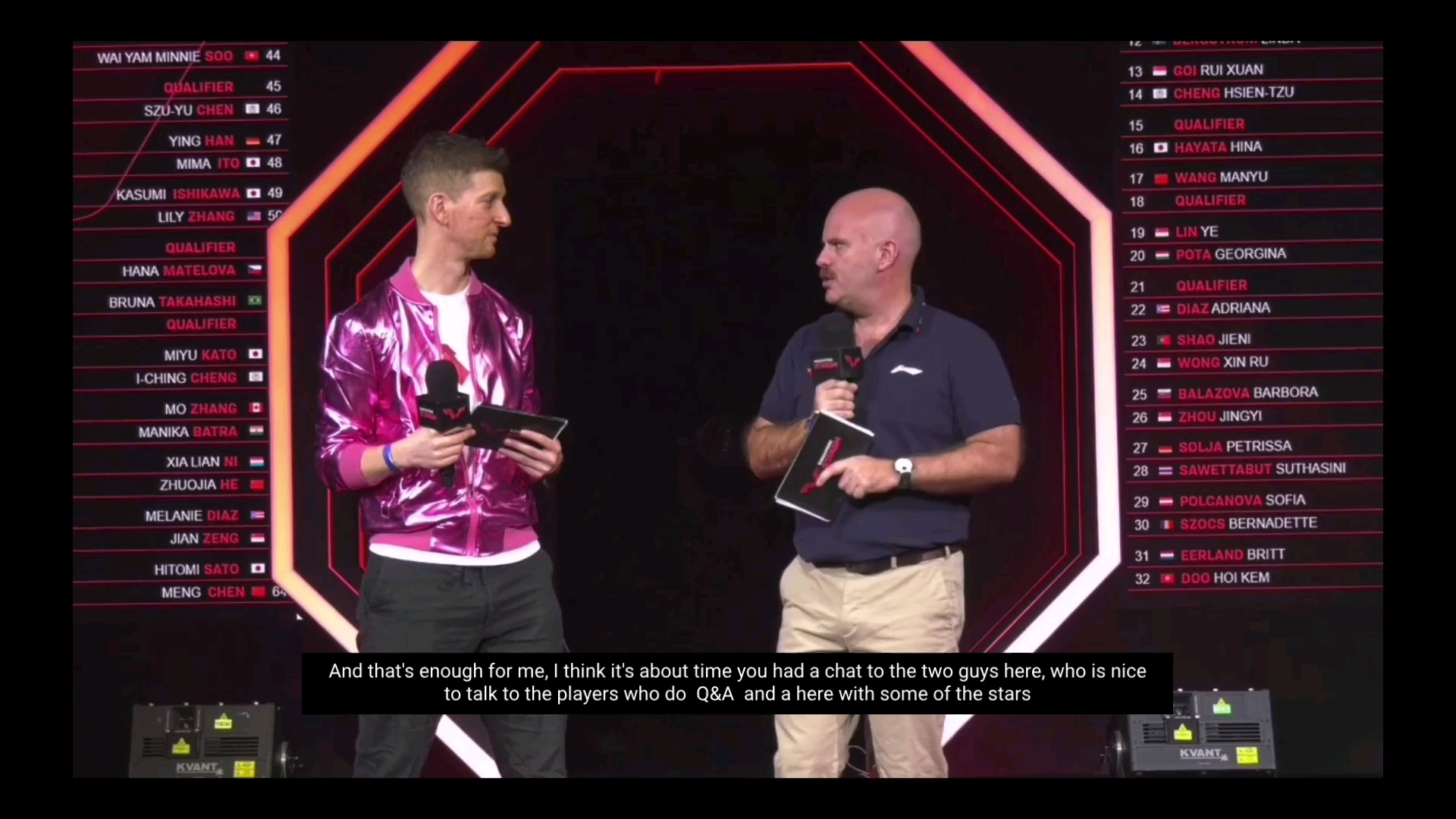 2022 WTT新加坡大满贯 抽签仪式 许昕&雨果采访