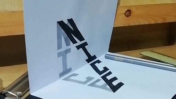 #3d立体画 #美术生#画画,这样的立体画你觉得简单吗?