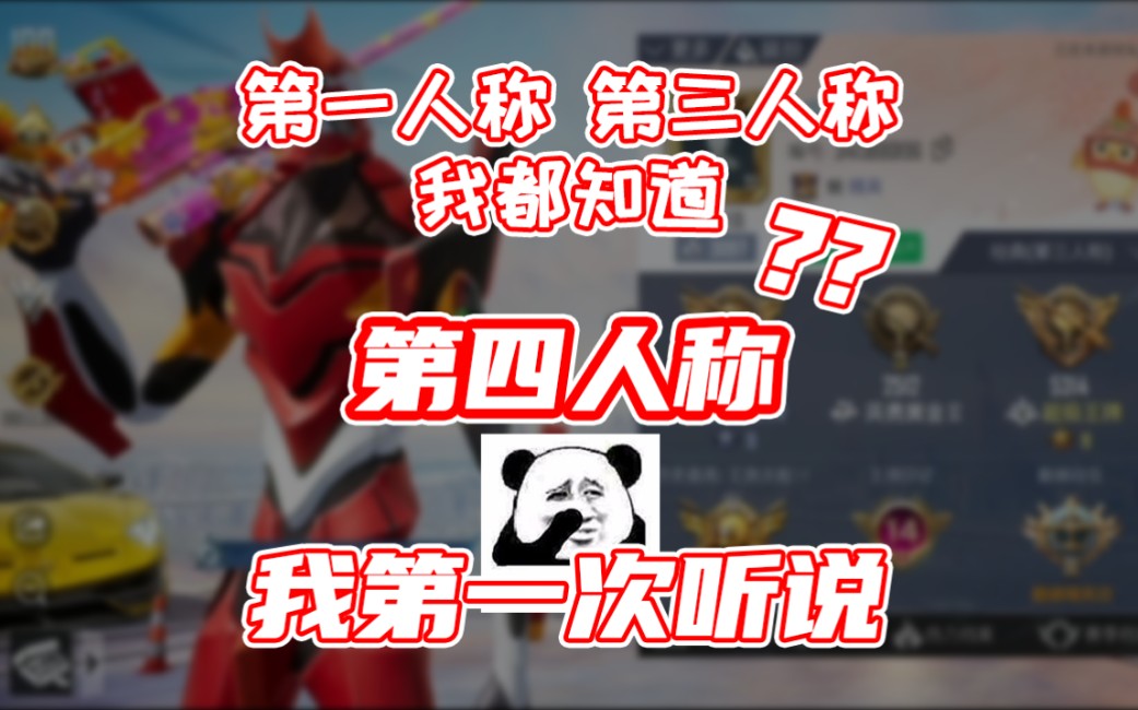 第一人称,第三人称我都知道,第四人称?我第一次听说