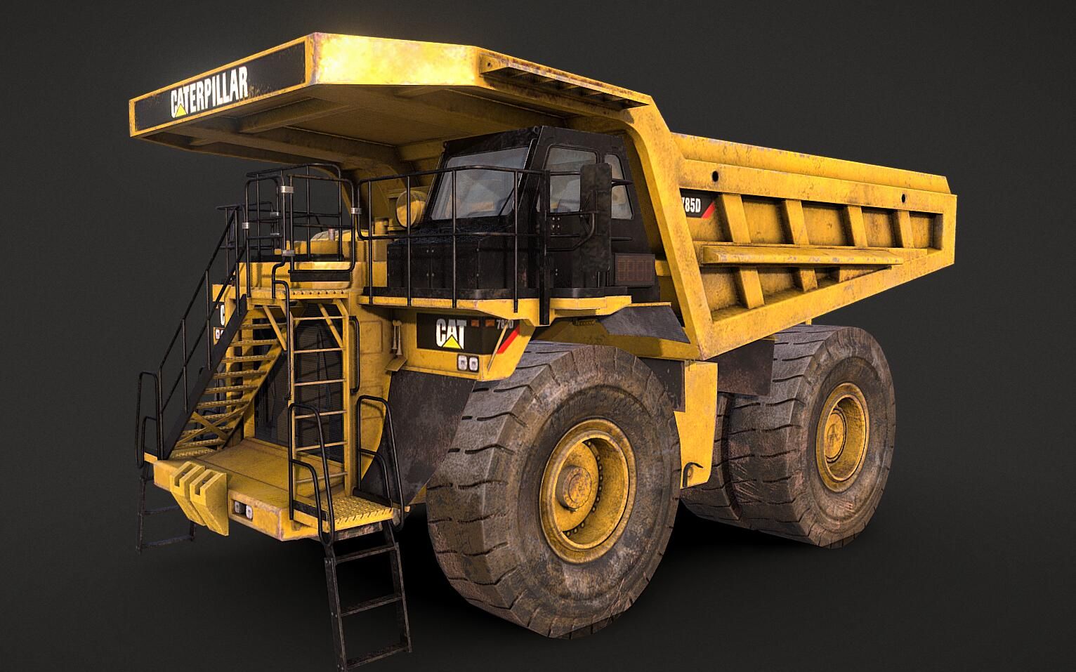 Maya建模教程:次世代车辆模型制作 大卡车