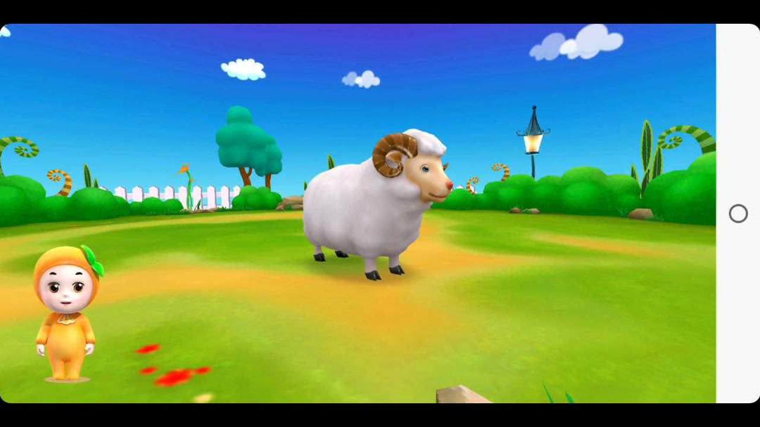 3D动物世界 温顺的小绵羊