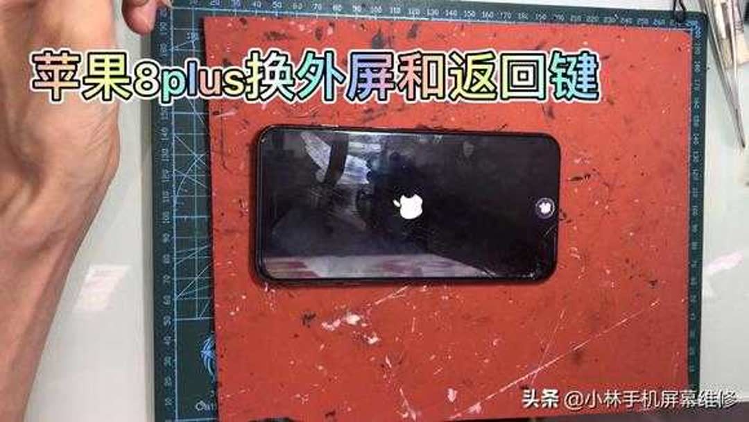 苹果8plus换外屏和返回键
