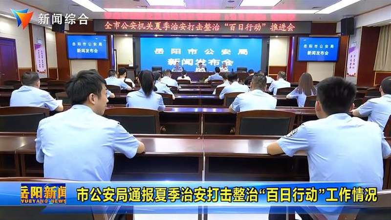 岳阳市公安局通报夏季治安打击整治“百日行动”工作情况