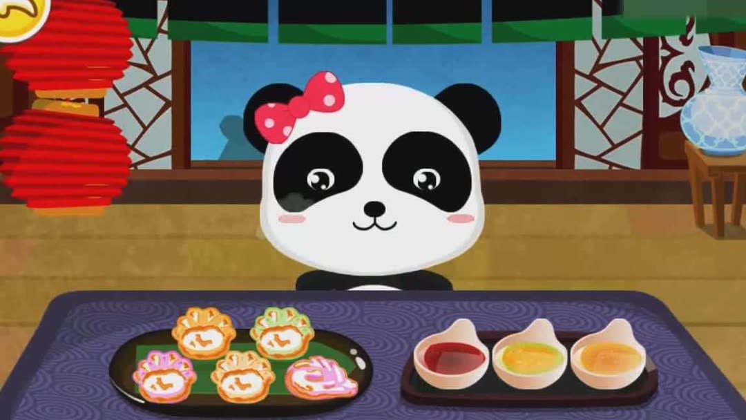 儿童早教动画:中华传统美食饺子,好好吃啊