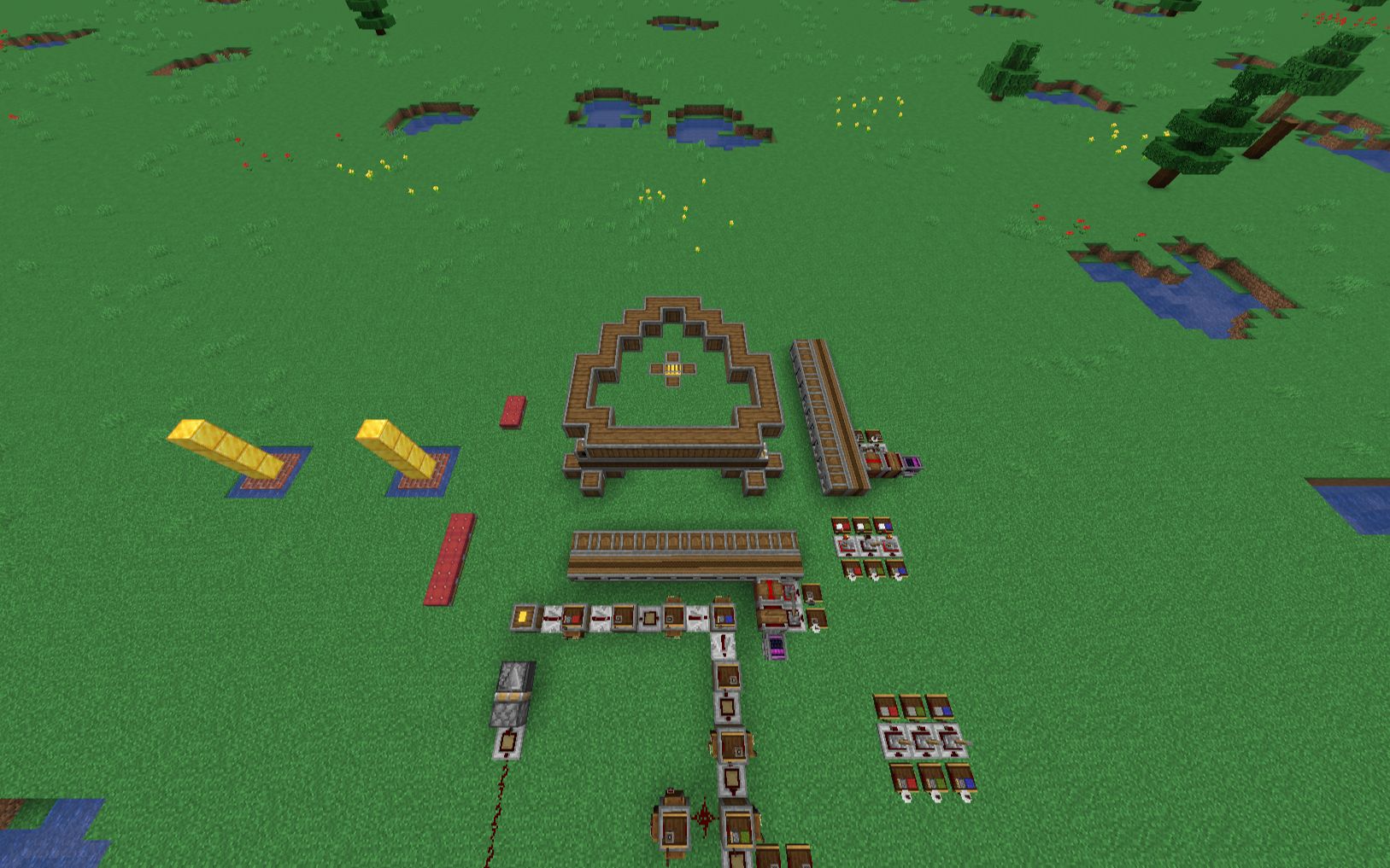 【我的世界/机械动力】整活,我在mc画勒洛三角形