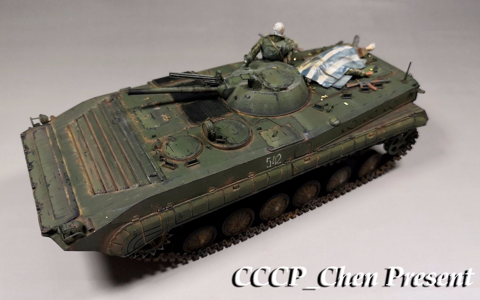 车臣战争—BMP-1模型制作日记