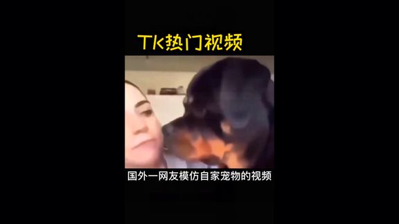 主人模仿狗狗,却被抓了现形…