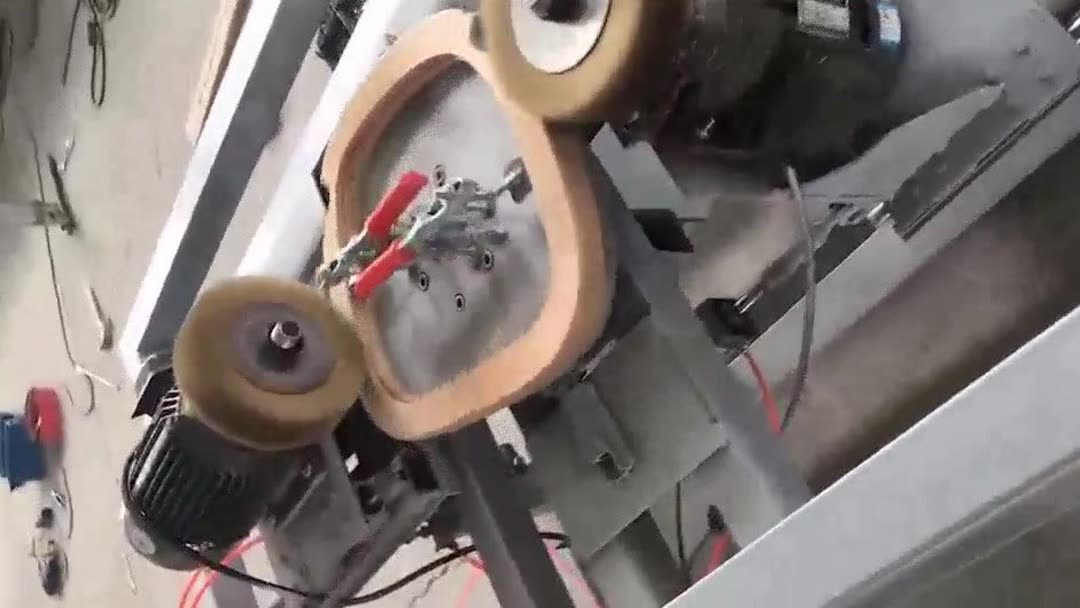 双电机砂光机打磨桌椅面