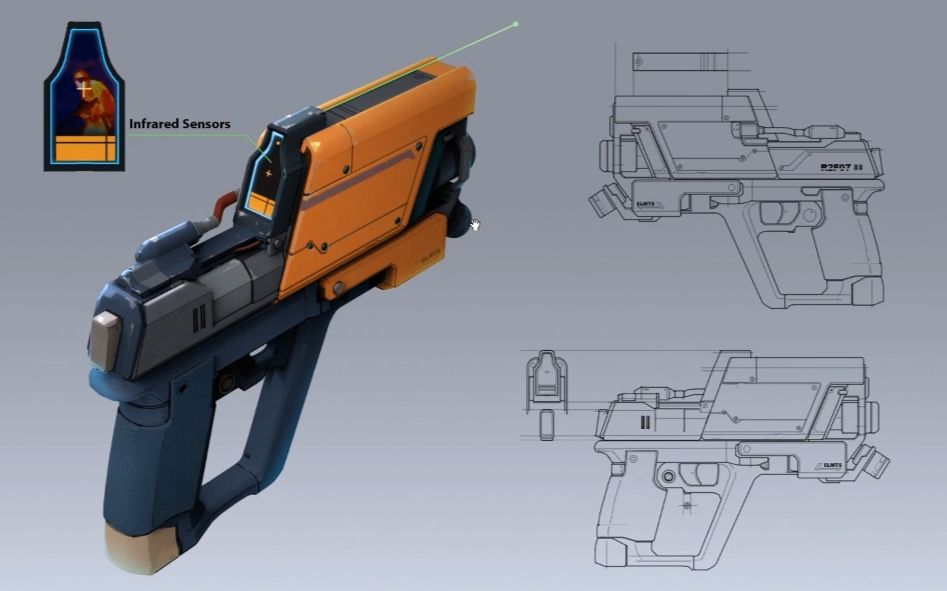 Maya入门机械武器模型制作流程 3