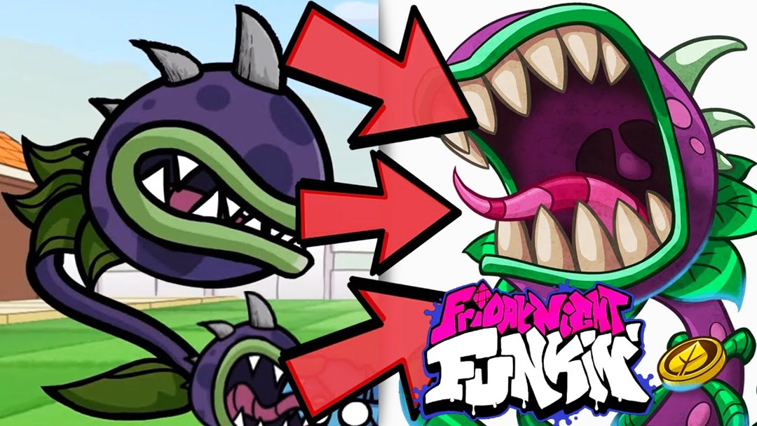 PVZ大嘴花也能被做成音游? FNF植物大战僵尸模组! 放克周五之夜