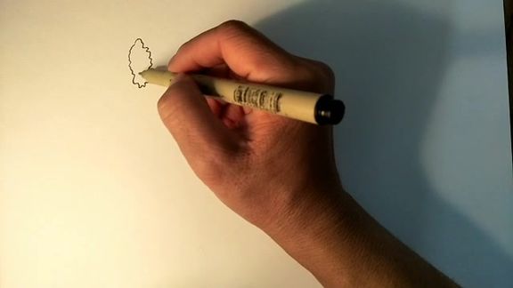 零基础学习钢笔画,练习从一点一滴开始