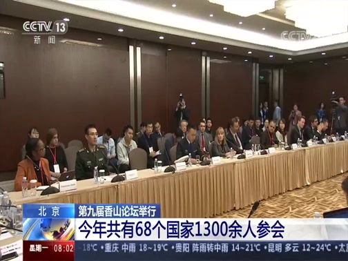 ...闻天下]第九届香山论坛举行·北京 今年设置4大议题 安排8个分组会议