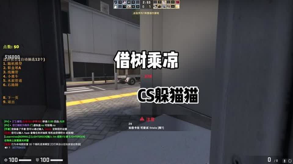 CSGO躲猫猫:发个整局的