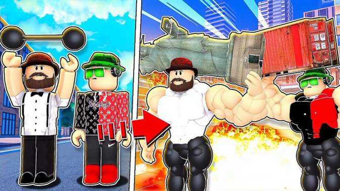 Roblox大力士模拟器:徒手搬运薯条和寿司!我又变强壮了!