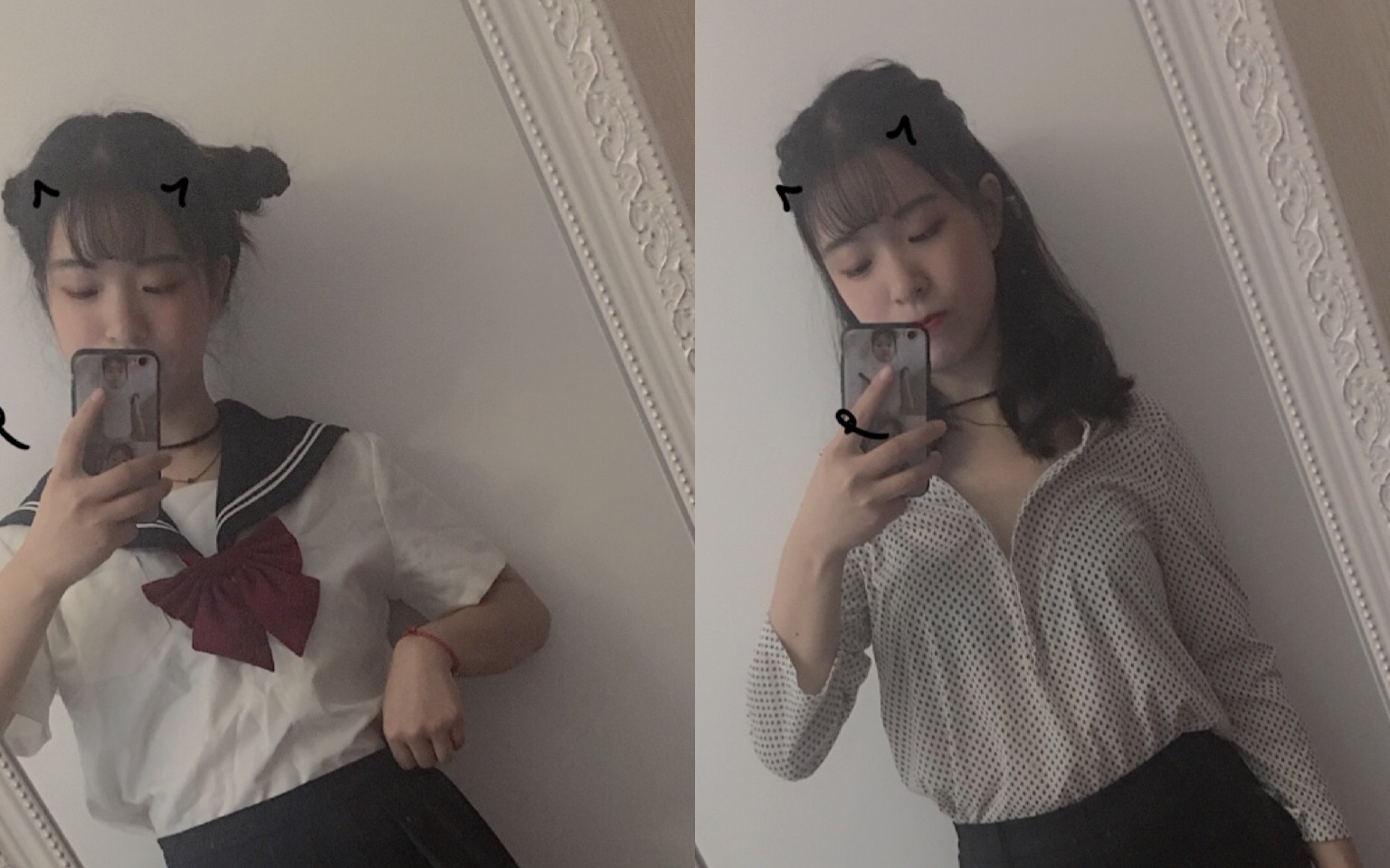 女大学生初秋返校穿搭vlog,开学实习怎么穿?