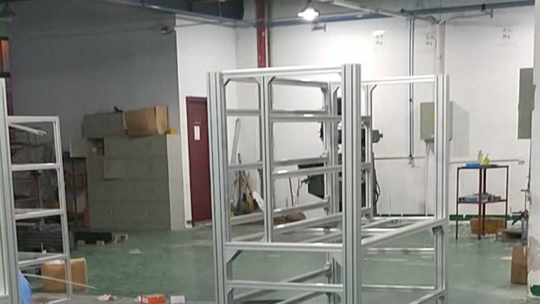 工业铝型材设备支架厂家量身定制组装|启域
