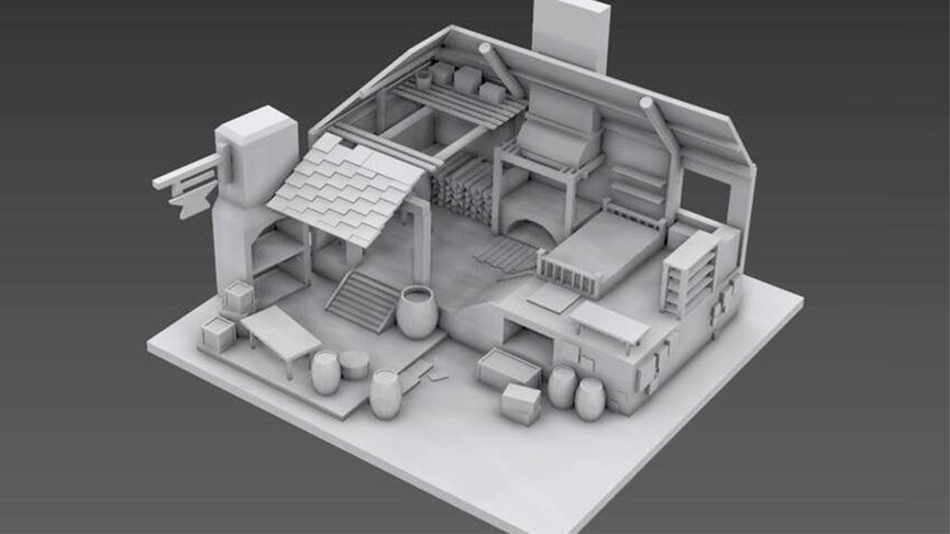 【3DMAX】超详细的场景模型基础讲解、3dmax零基础场景建模教程!