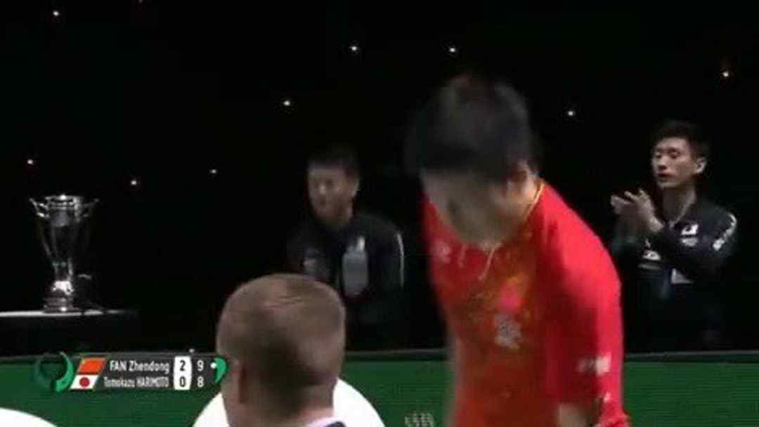 樊振东3-0横扫张本智和, 最后三个球, 就这么强!