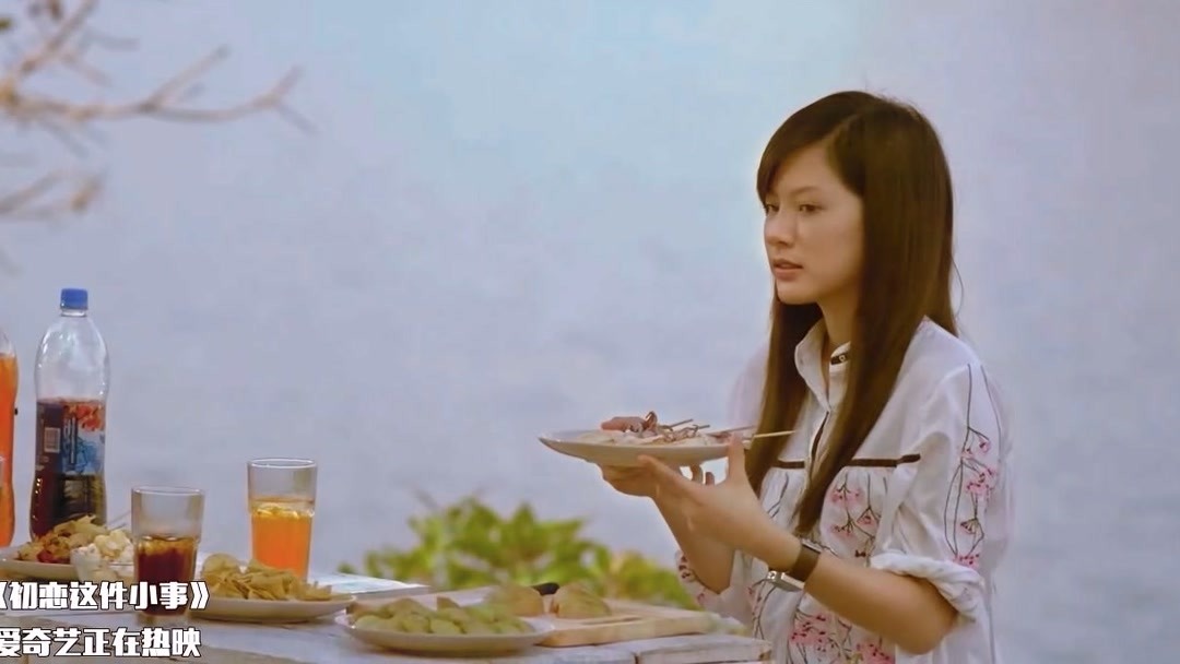 初恋这件小事:校园BBQ开始,女孩坐在桥上,静静的看着喜欢的人