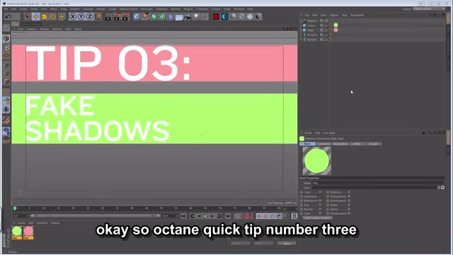 ...GSG Five Octane Quick Tips In C4D OC渲染器5个快速技巧英文字幕版