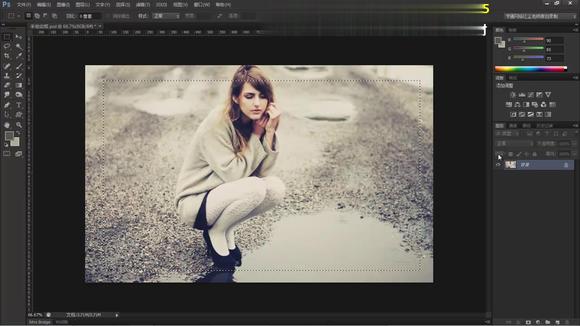 PSCS6教程基础到高级:第56讲,制作手绘线和个性花边边框